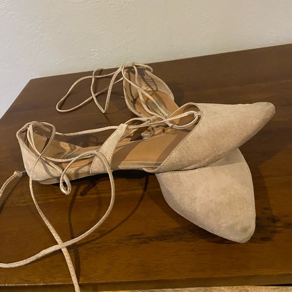 Steve Madden | Shoes | Britzi Steve Madden Lace Up Flats | Poshmark